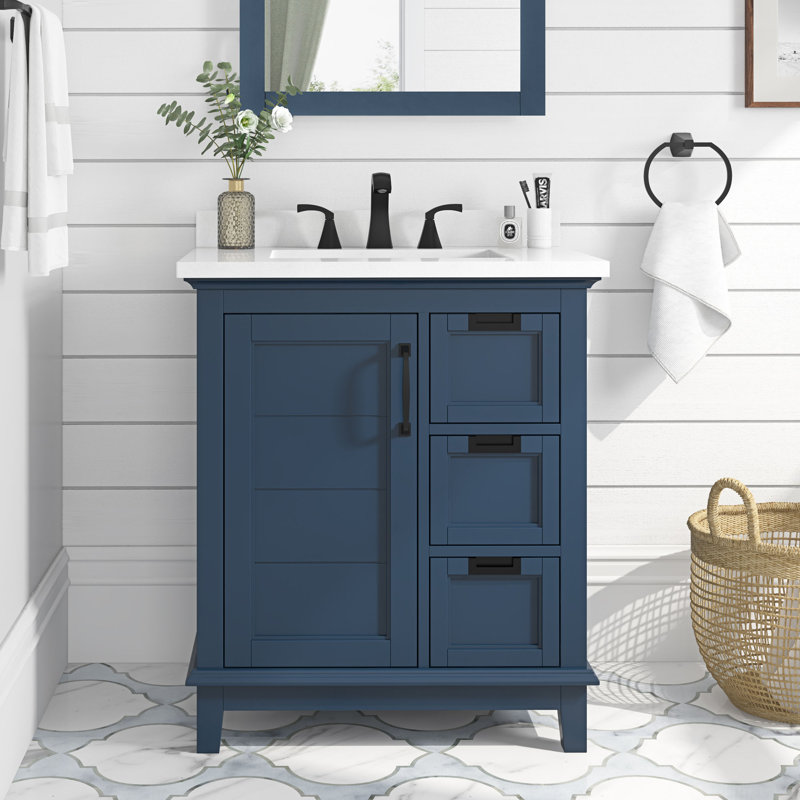 Dovecove Plattsmouth 30 Single Bathroom Vanity With Top And Reviews